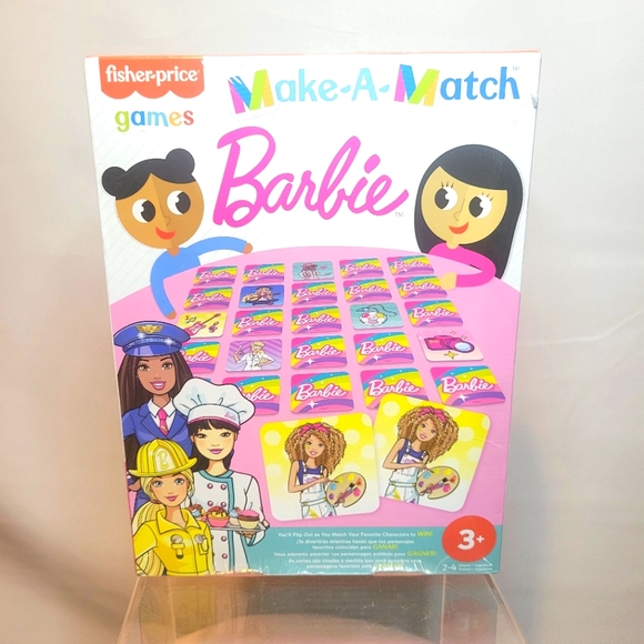 Fisher-Price | Toys | Barbie Make A Match Fisher Price Memory Game ...